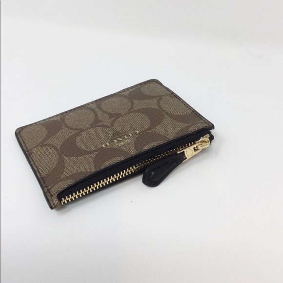 Coach | Accessories | Coach Mini Skinny Id Key Ring Coin Case F617 ...